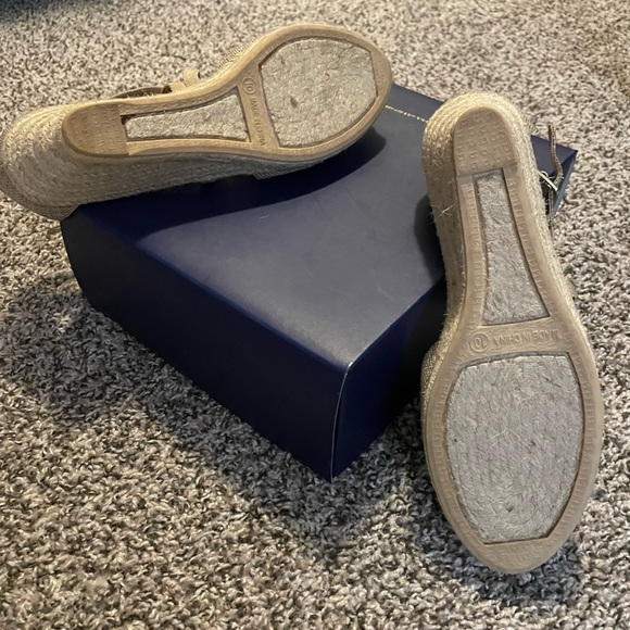 Talbots | Shoes | Talbots Brand New Wedge Closed Toe Sandal Beige Ankle ...